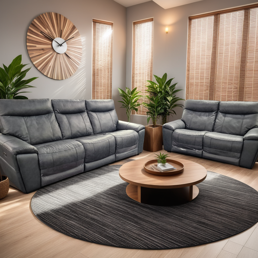 Danetti Leather Power Recliner Sofa Set – Sheffield Discount Furniture
